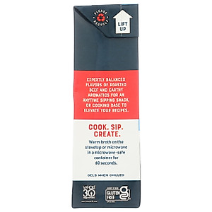 Bare Bones Low Sodium Grass-Fed Beef Bone Broth, 16 OZ