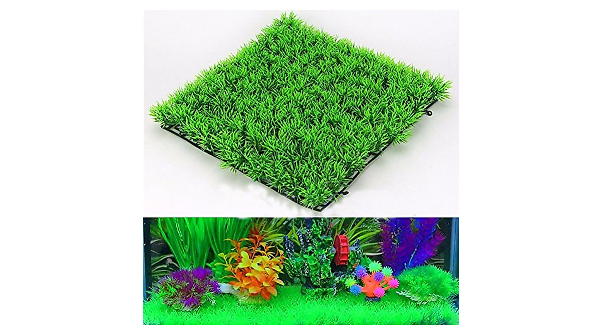 Saycker Aquarium Grass Mat - Realistic Artificial Fish Tank Decor