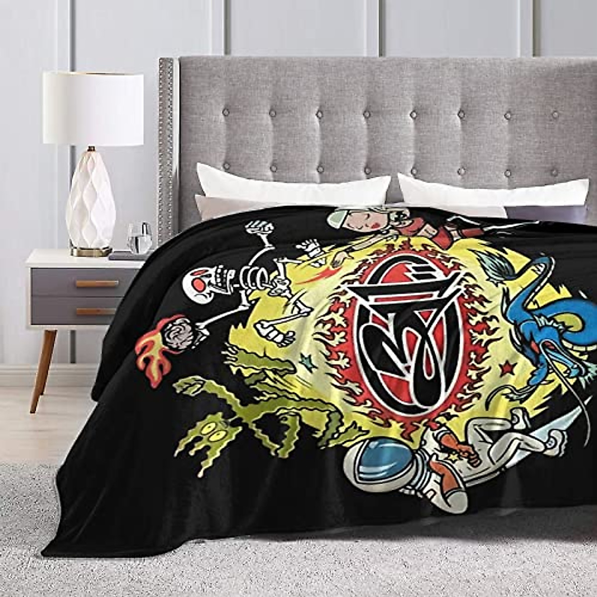 STYLOPUNK 311 Band Throw Blankets Lightweight Flannel Blankets Funny Fleece Bed Blanket All Seasons 80"X60"