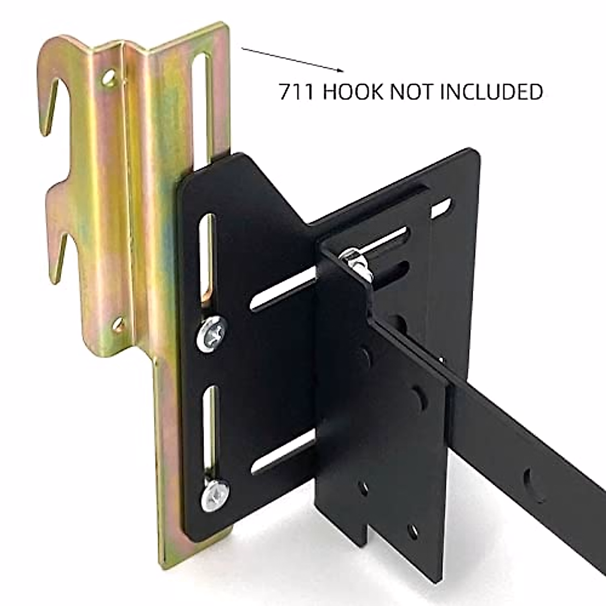 2Pcs Bed Frame Brackets Adapter for Headboard Extra Heavy Duty, Bed Adapter Conversion Plate, Queen Bed Frame Headboard Brackets Modification Plate