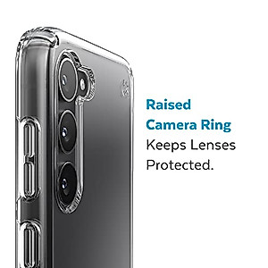 Speck Products Presidio Perfect Clear Case Fits Samsung Galaxy S23, Clear/Clear