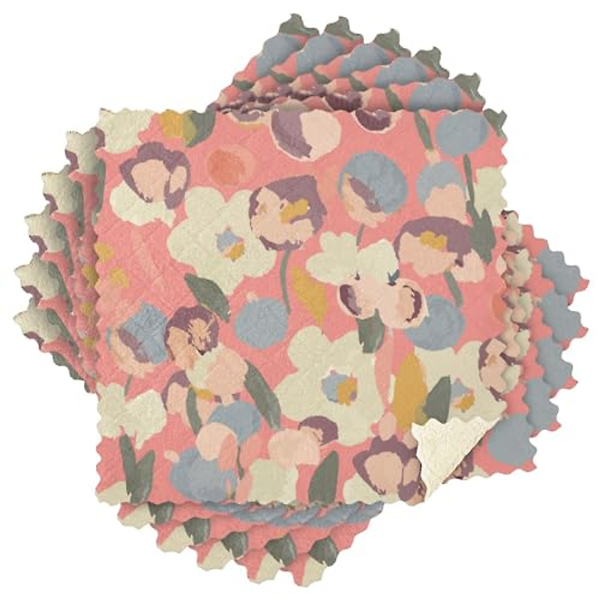 Seamless Pattern Colorful Abstract Flowers Towels for Drying Dishes Design Tea Towels for Kitchen Terry Dish Cloths for Kitchen Turkish Hand Towels Kitchen