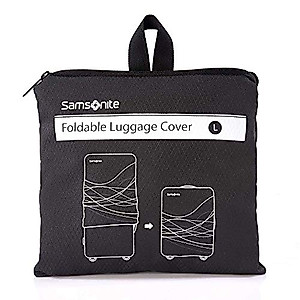 Samsonite Printed Luggage Cover, Black, Medium