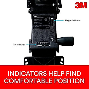 3M Keyboard Tray, Just Lift To Adjust Height And Tilt, Sturdy Tray Includes Gel Wrist Rest And Precise Mouse Pad, Swivels Side To Side And Stores Under Desk, 23" Track, Black (AKT90LE)