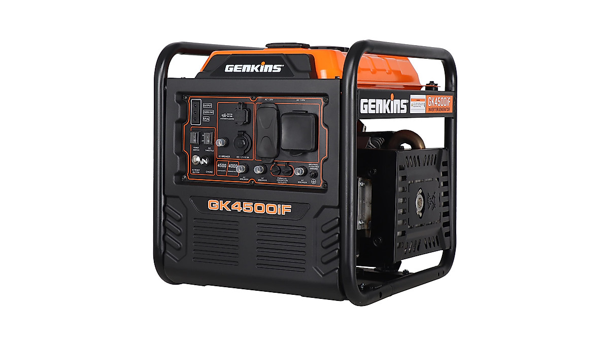Genkins 4500 Watt Inverter Generator - 30 Amp Power