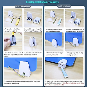 Frosted Translucent Acrylic Desk Divider Privacy Panel for Office Students, 30 40 cm Tall Table Partition Screen with Desktop Mounting Clamp, Canteen Sneeze Guard ( Color : Frosted , Size : 60x50cm/23