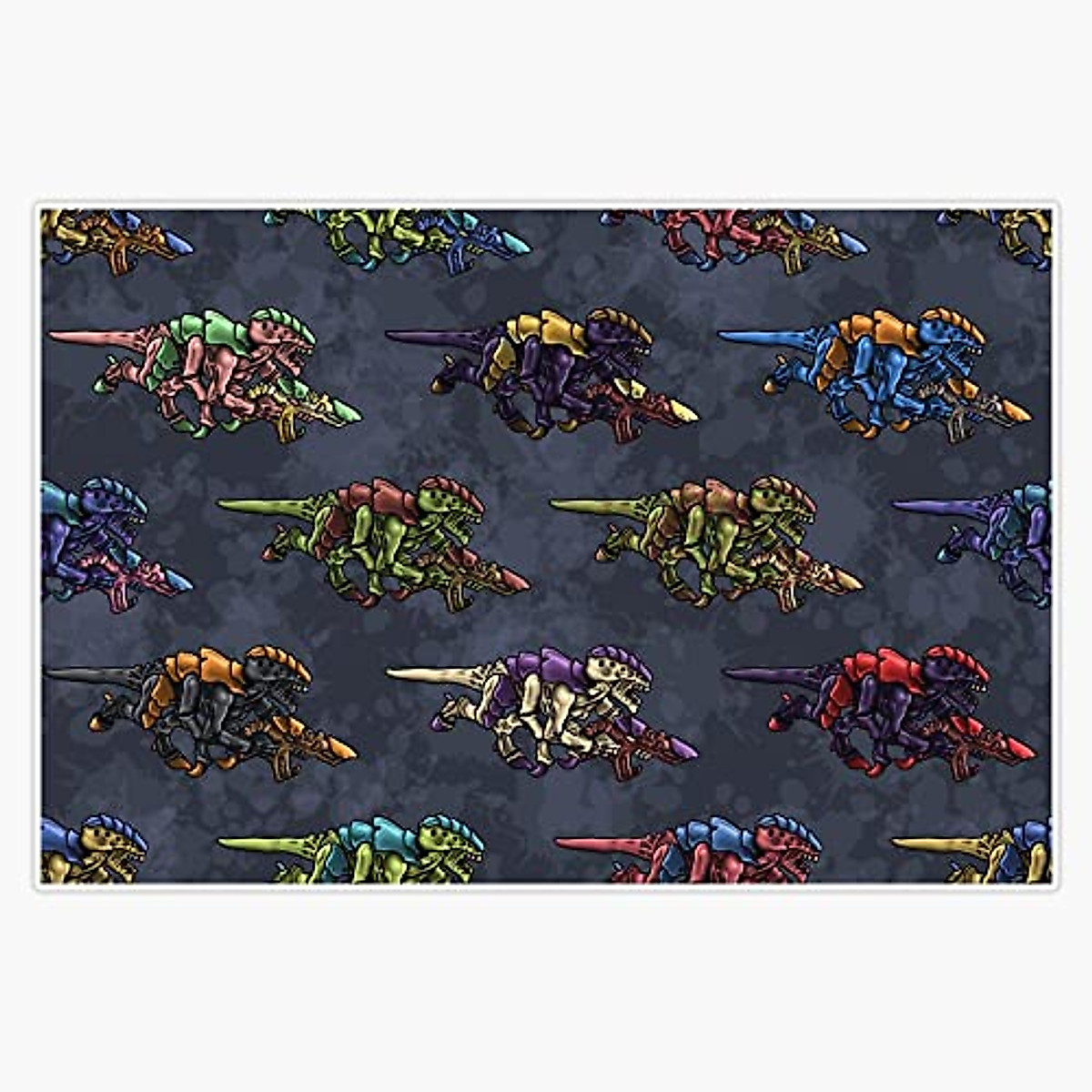 Magnet Tyranid Rainbow Magnetic Vinyl Sticker 5"