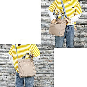 TOPTIE Canvas Tote Shoulder Bag Handle Purse Satchel Hobo Bag, Yellow Crossbody Bag for School Work Shopping