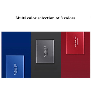 AOOF High Speed SSD Mobile Hard Disk 500GB 1TB 2TB 4TB 6TB 8TB 8TB red