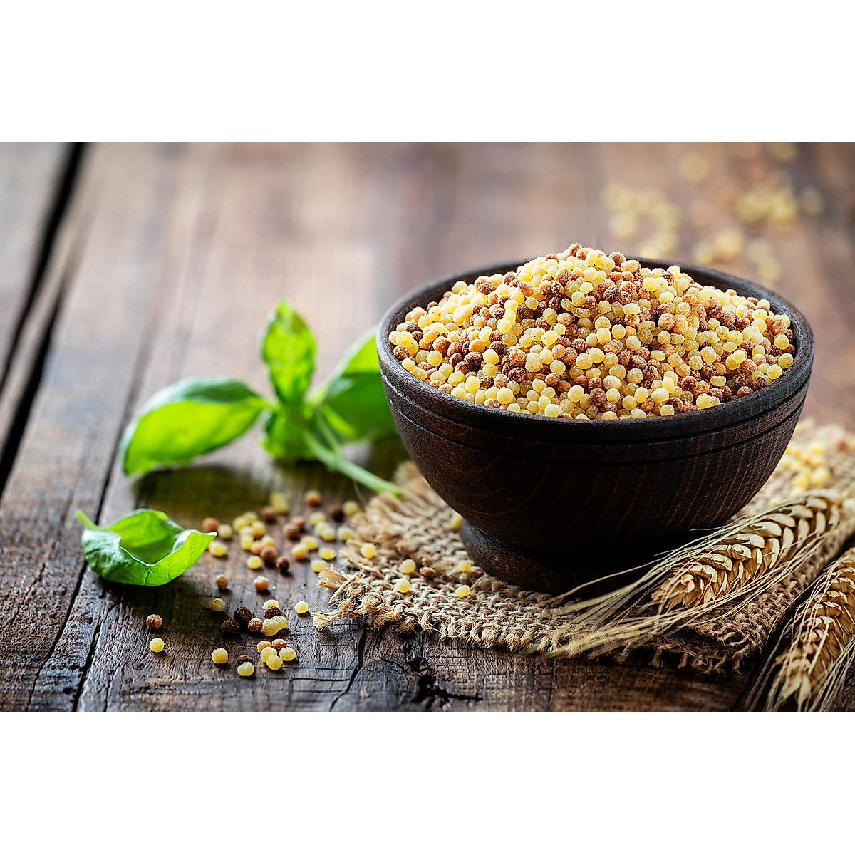 Sanniti Toasted Fregola Sarda FIne Semolina Pasta Fregula Tostata Fina, 17.6 oz