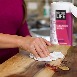 Better Life Natural AllPurpose Cleaning Wipes, Pomegranate Scent, 140 Count