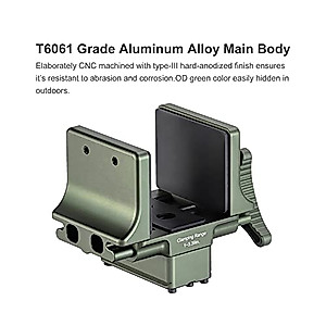SUNWAYFOTO SM-86 Hunting Tripod Rifles Gun Rest for Shooting Saddle Mount to Arca Swiss Clamp Adapter