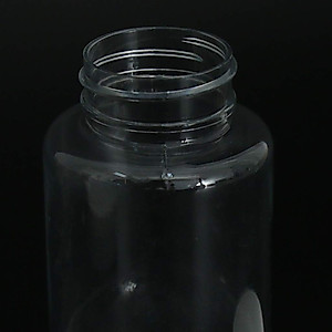 5pcs Graduated Reagent Bottles Laboratory Specimen Wide Mouth Bottles Containers Sterile Jars Threaded Bottles - White, 150mL