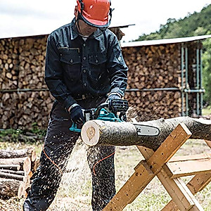 Makita XCU03PT 18V X2 (36V) LXT Lithium-Ion Brushless Cordless (5.0Ah) 14" Chain Saw Kit, Teal