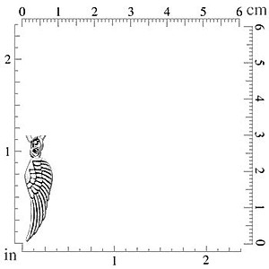 Mimi 925 Sterling Silver Angel Wing Charm Pendant