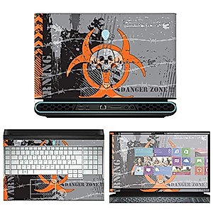 Decalrus - Protective Decal Skin Sticker for 2019 Alienware Area-51m AWAR51M (17.3" Screen) case Cover wrap ALarea51m_17-180