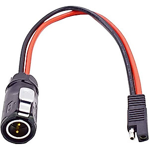 LIXIN 6.5ft 2 Pin Power Industrial Circular Connector Cable to SAE Cable Adapter, 10AWG Cable for Furrion,Solar Panel Suitcase, Forrest River RV Ports