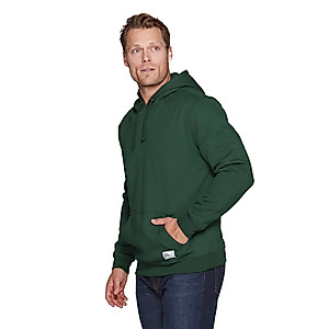 COLOSSEUM Outdoors Men's Brooks II Super Heavyweight Workwear Pullover Hoodie (Forest Green, X-Large)