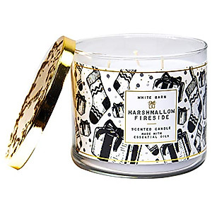 Bath & Body Works White Barn 3-Wick Scented Candle in Marshmallow Fireside