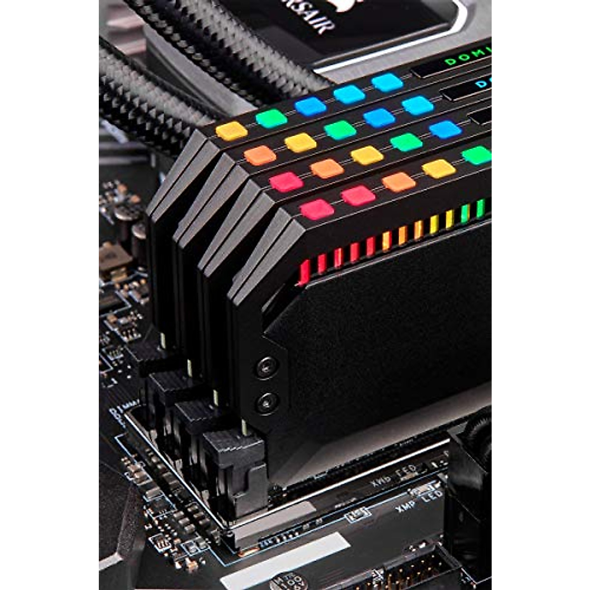 Corsair Dominator Platinum RGB 128GB (4x32GB) DDR4 3200 (PC4-25600) C16 1.35V Desktop Memory - Black