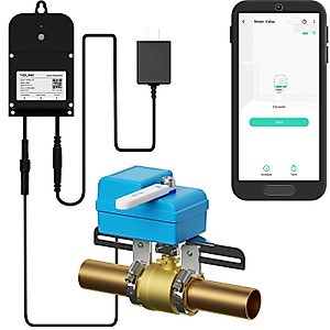 YoLink Smart Water Valve Controller, with Bulldog Water Valve Manipulator, Easy No-Plumber DIY Installation, Remote Control, Compatible with Alexa/Google Assistant, IFTTT - YoLink Hub Required…