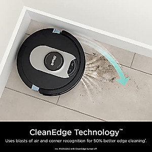 Shark RV2502AE AI Ultra Robot Vacuum with XL HEPA Self-Empty Base, Bagless, 60-Day Capacity, LIDAR Navigation, Smart Home Mapping, UltraClean, Perfect for Pet Hair, Compatible with Alexa, Black