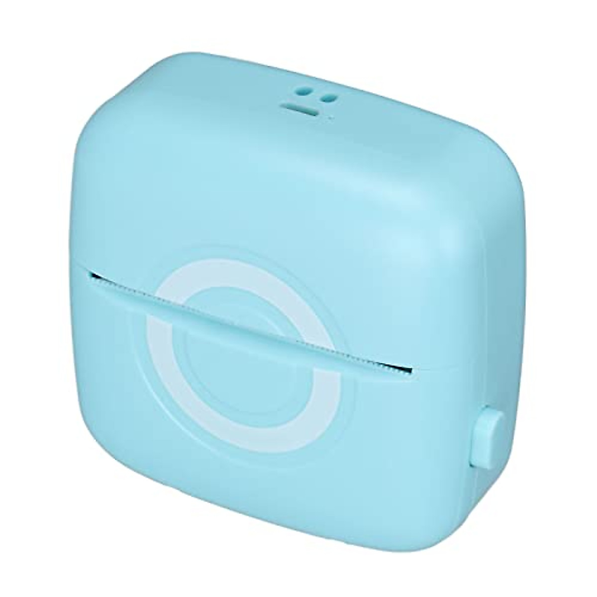 Sanpyl Mini Printer, 200DPI Resolution Inkless Thermal Printer, Ergonomic Lightweight Portable Printer for Home Office Travel Gift(Blue)