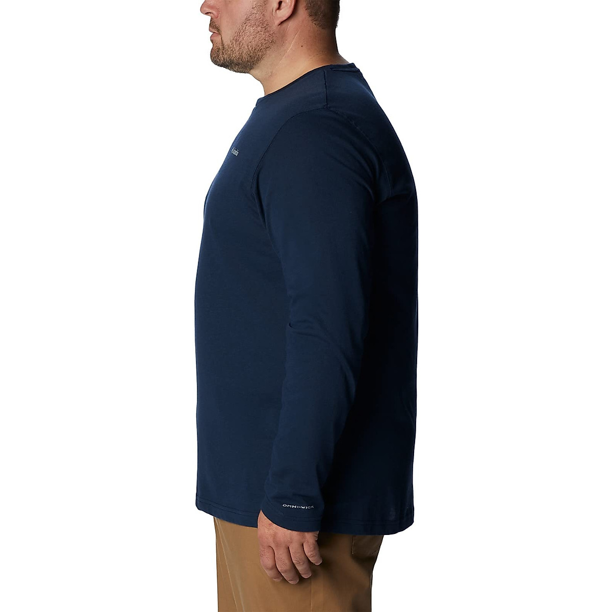 Columbia Men's Thistletown Hills Long Sleeve Crew, Collegiate Navy Heather, XX-Large