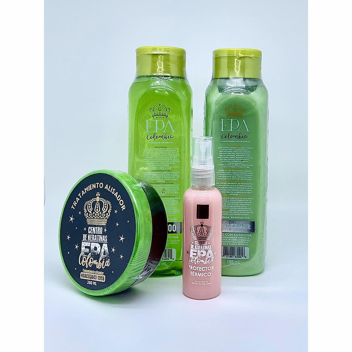 EPA COLOMBIA KERATINA / CABELLO NATURAL, AFRO, SIN DECOLORACION PREVIA