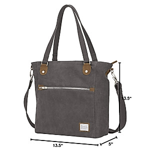 Travelon Anti-Theft Heritage Tote Bag, Pewter, One Size