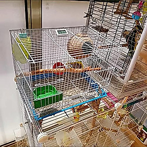 M-TOP Screw and Nuts for Building Bird Perch Stand, Hamster Platform, Chinchilla Wooden House, Small Animal Playground-Connecting and Fixing to Pet Cage(10 Packs)