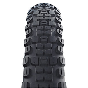 Schwalbe Unisex's Johnny WATTS Perf, DD, RaceGuard, Folding Tyres, Black, 60-622