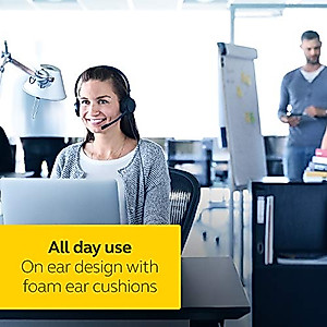 Jabra Evolve 20 UC Wired Headset, Stereo Professional Telephone Headphones for Greater Productivity, Superior Sound for Calls and Music, USB Connection, All Day Comfort Design