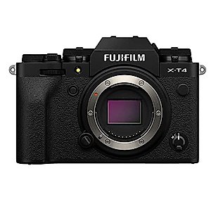 FUJIFILM X-T4 Systemkamera (26,1 Megapixel, X-Trans CMOS 4 Sensor, 7,6 cm (3 Zoll) Touch-LCD), schwarz