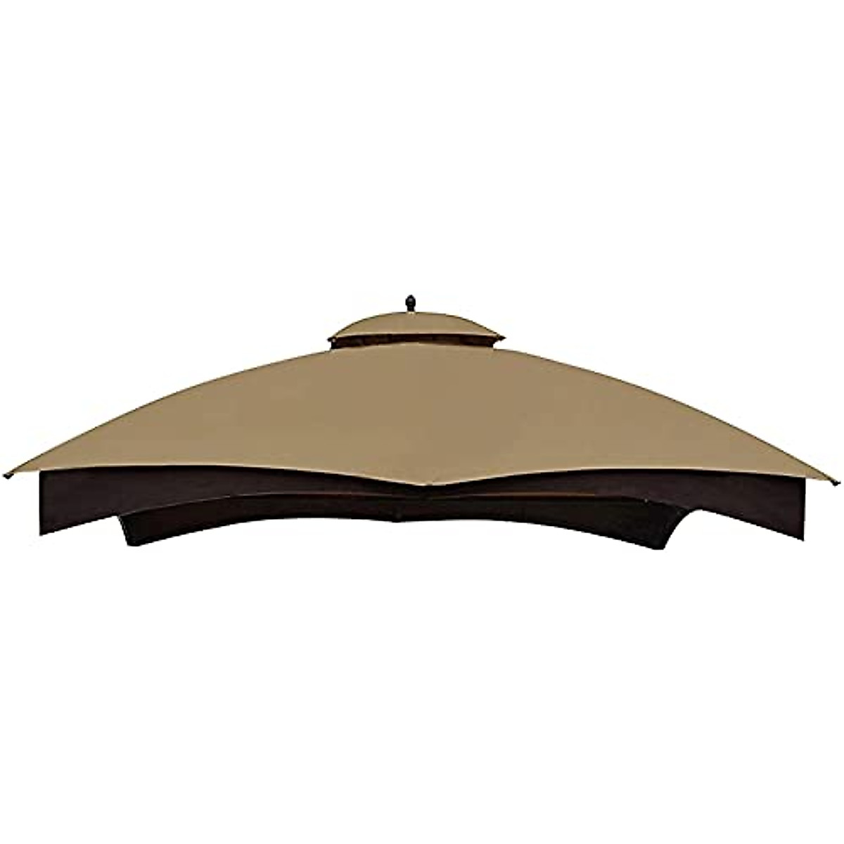 Eurmax USA High Performance Replacement Canopy Top for Lowe's Allen Roth Heavy Duty Gazebo Roof Gazebo Top with Air Vent 10X12 Gazebo Cover #GF-12S004B-1, Replacement Top Only (Khaki)