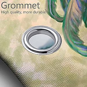 Zmcongz Rooster Bathroom Sets with Shower Curtain and Rugs and Accessories Watercolor Farm Animal Floral Waterproof Fabric Cloth Bath Curtain, Non-Slip Bathroom Rugs Bath Mats, 72x72 Inch