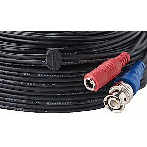 Lorex 100-Feet Premium 4K RG59/Power Accessory Cable (2-Pack) Bundle (2 Items)