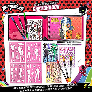 Miraculous Fashion Designer Sketchbook, Miraculous Ladybug Toys, Ladybug and Cat Noir, Ladybug and Cat Noir Toys, Miraculous Ladybug Stickers, Miraculous Stickers, Ladybug Toy, Ladybug Girl, Ages 6+