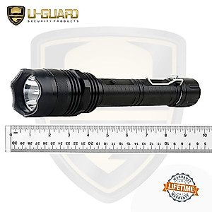 Best Self Defense Weapon Kit Pepper Spray Police Flashlight Stun Gun Combo - High Volt Tactical Aluminum Stun Gun Flashlight and Police Pepper Spray Keychain - for Men Home Or Women's Self Defense