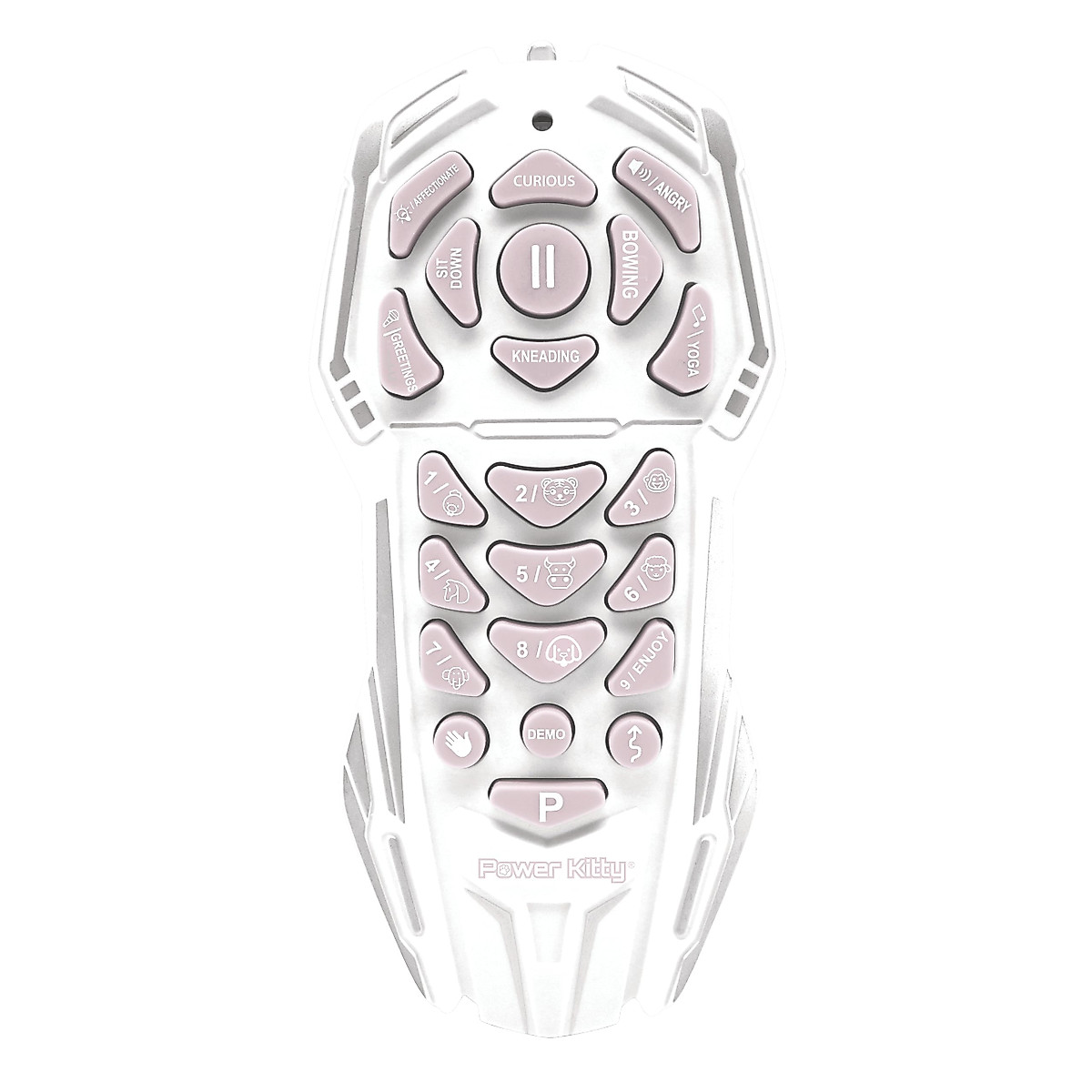 LEXiBOOK - Power Kitty® - Remote Control Robot Cat, Programmable Smart Robot, Light, Sound, White/Pink - KITTY01