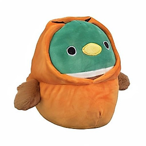 Squishmallow 8" Halloween Avery The Duck in Jack-O- Lantern Costume Plush - Officially Licensed Kellytoy Plush - Collectible Soft & Squishy - Stuffed Animal Toy Gift for Kids, Girls & Boys - 8 Inch