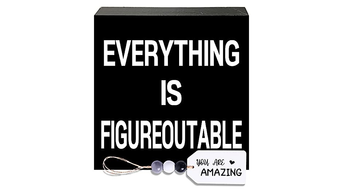 Black Decor for Home Office – Inspirational Signs & Gifts
