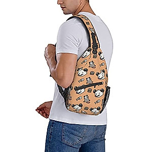 Opossum Pattern Outdoor Hiking Backpack :>> Suitable For Men And Women Riding Strong And Sturdy High Storage Capacity Daily Travel