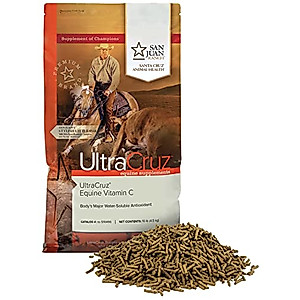 UltraCruz-516466 Equine Vitamin C (Ascorbic Acid) Supplement for Horses, 10 lb, Pellet (80 Day Supply)