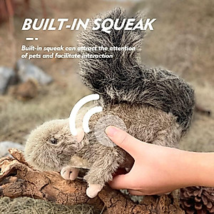 ALL FOR PAWS Squeaky Dog Toys, Animal Plush Dog Toy, Stuffed Dog Toys, Puppy Toys for Teething Small Dogs