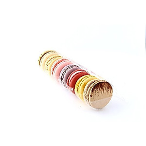 Clear Insert for 7 macarons with clip closure - Pack of 25 pcs