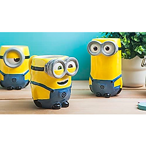 Zak Designs Despicable Collectible Keepsake Tea Hot DrinksBob Unique 3D Sculpted Ceramic Coffee Mug, 1 Count (Pack of 1), Bob the Minion