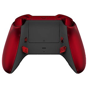 HEXGAMING BLADE Wireless Controller for Xbox Series X & S, for Xbox One, and for Windows 7/8/10-2 Remappable Back Buttons - Triggers Stop - Interchangeable Thumbsticks - Scary Party Scarlet Red