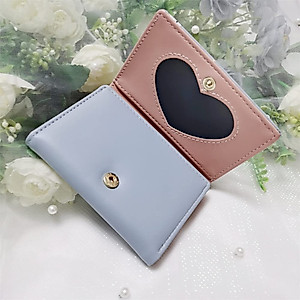 Wolyepor Cartoon Print Wallet Cute Tri-fold Wallet Multi-Card Purse for Christmas Birthday Gift(Black)