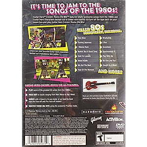Guitar Hero Encore: Rocks the 80's - PlayStation 2